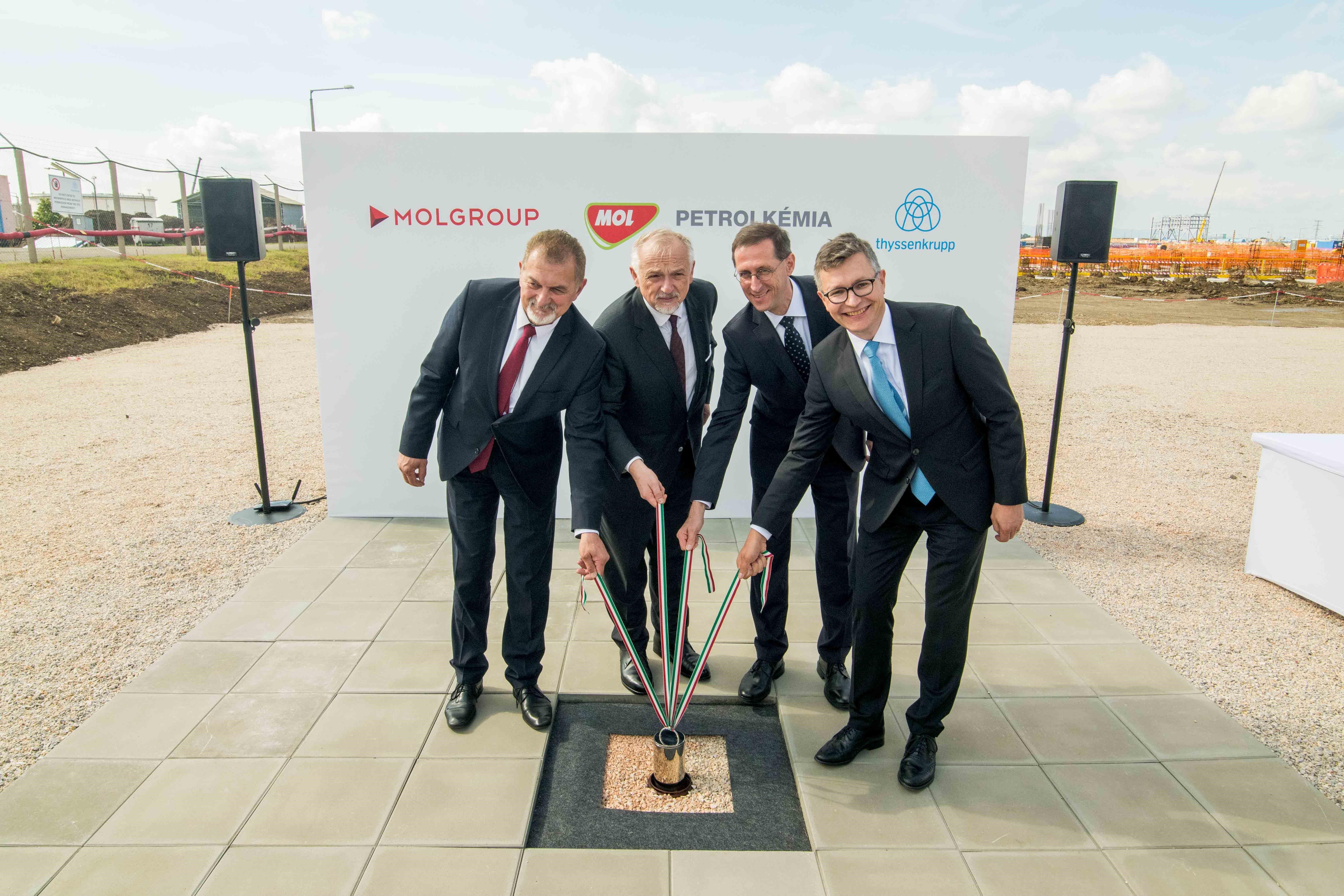 Groundbreaking ceremony for MOL polyol project in Hungary