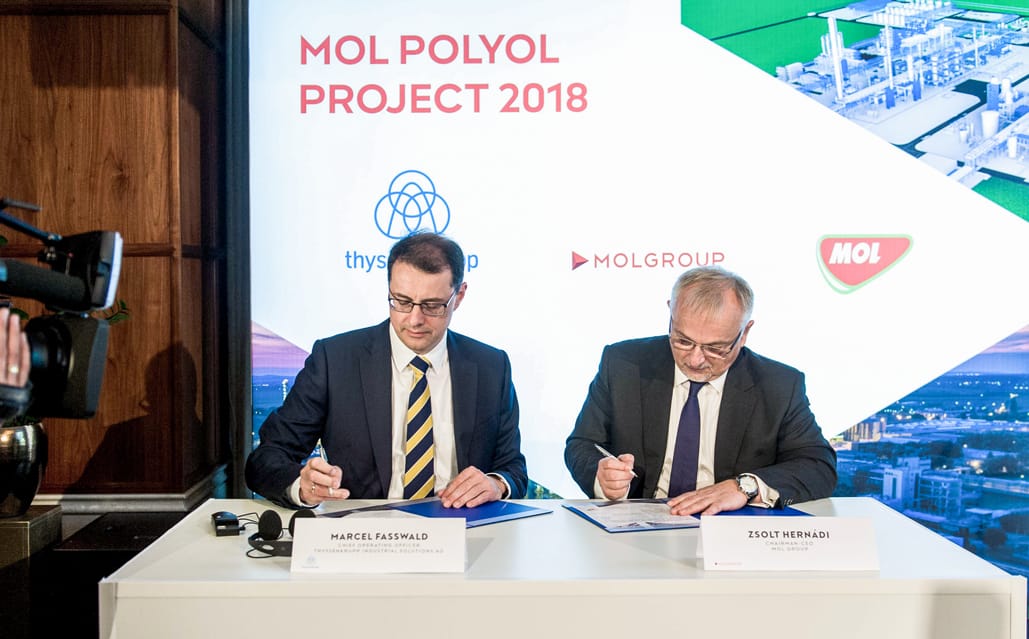 A polyol complex for Hungary.